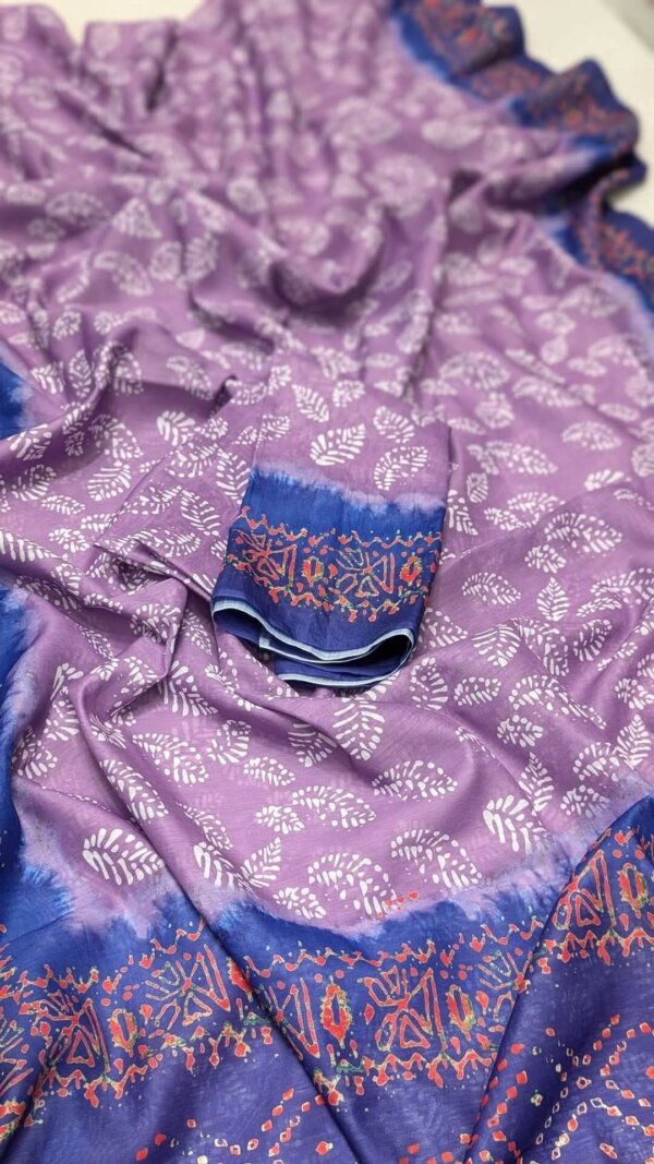 Batic Saree B002 - Noborupa