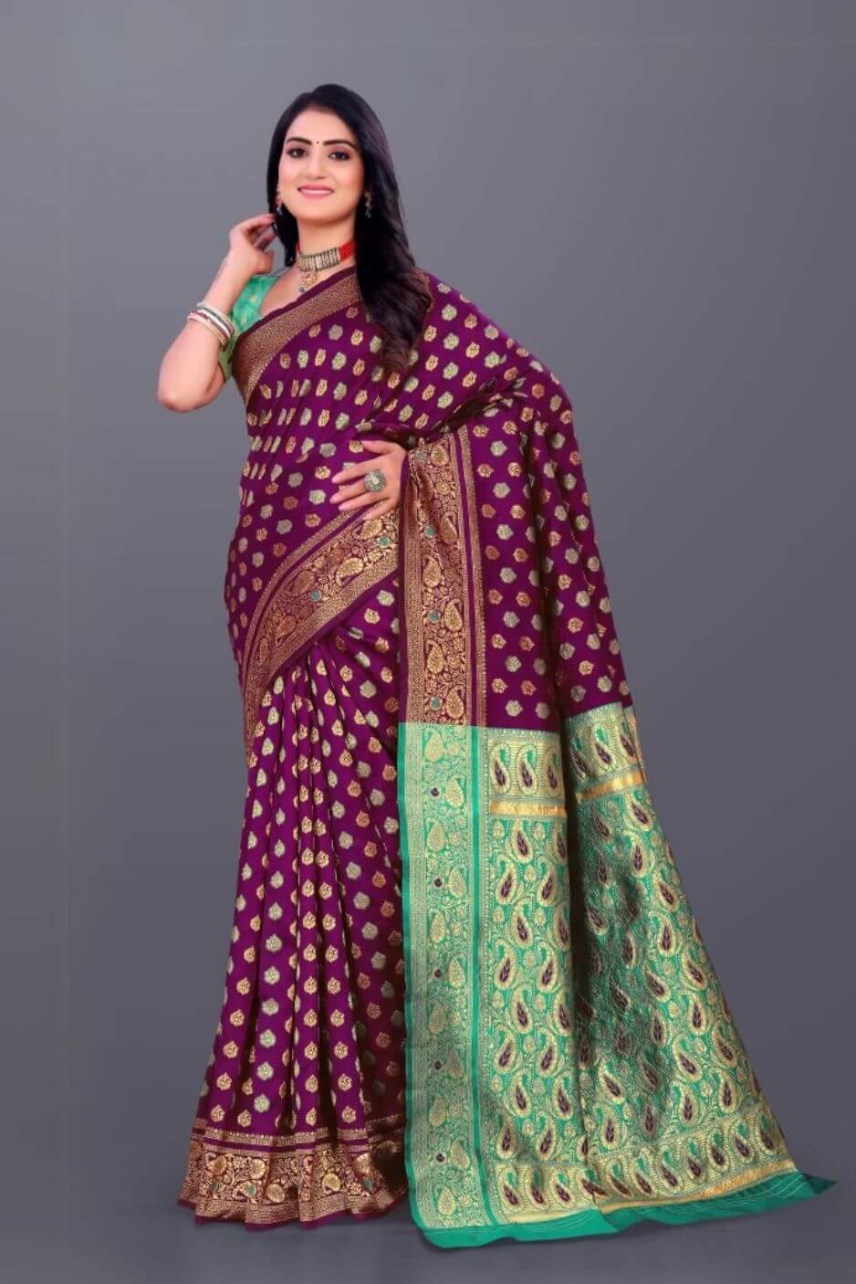 Samu Silk Saree - Noborupa